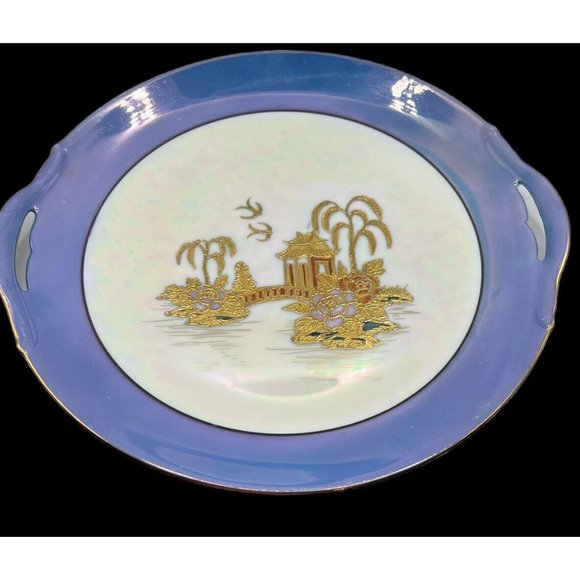 Dining | 192s Japan Noritakemoriyama Variant Gaudy Blue Willow 10in ...